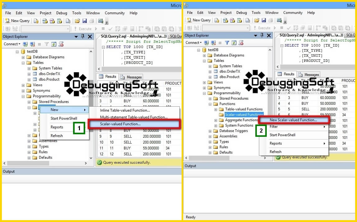 การสร้าง Scalar-valued Function ใช้เองใน Database ของเรา | Naiwaen ...