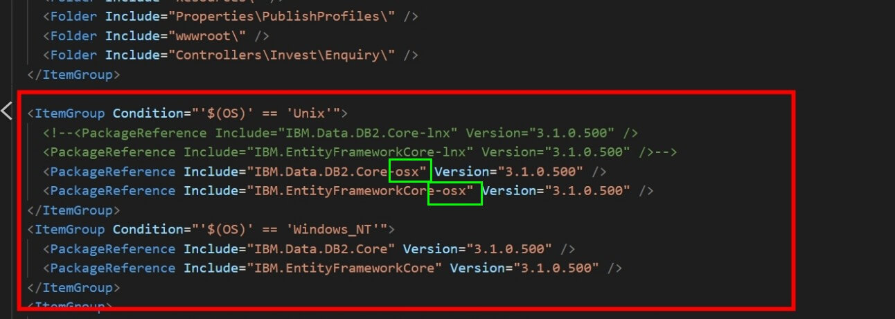 [ASP.NET CORE] DB2 System.DllNotFoundException 'libdb2.dylib' – Naiwaen@DebuggingSoft