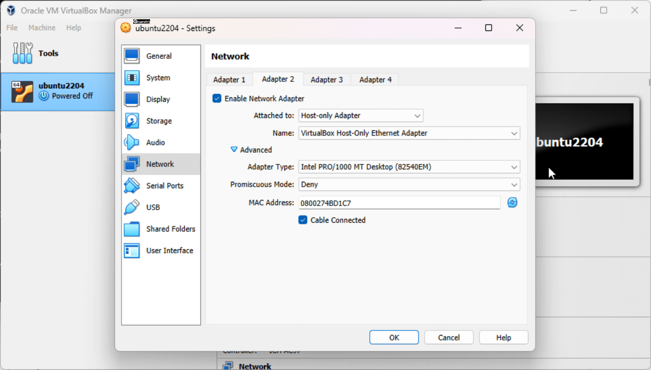 Configuring Network Between Host And Guest VM In VirtualBox – Naiwaen@DebuggingSoft