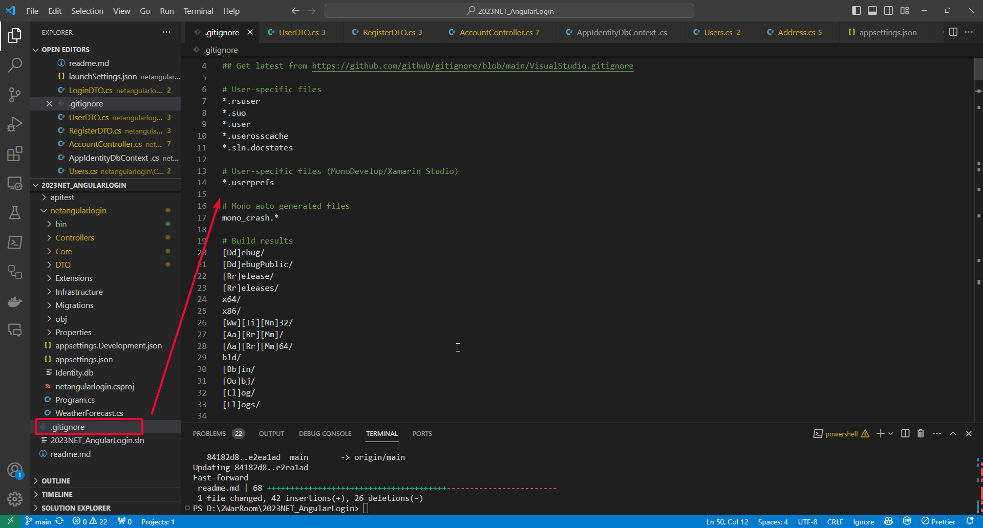 Create A Gitignore File With Dotnet Cli – Naiwaen@DebuggingSoft